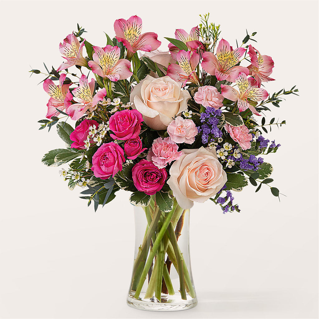 A La Mode Bouquet – pink flower arrangement | Fort Campbell, KY ...
